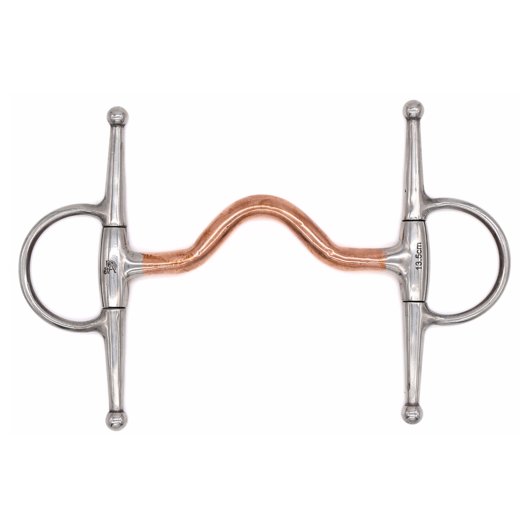 Large Copper Port Full Cheek – Jake Adams Equestrian